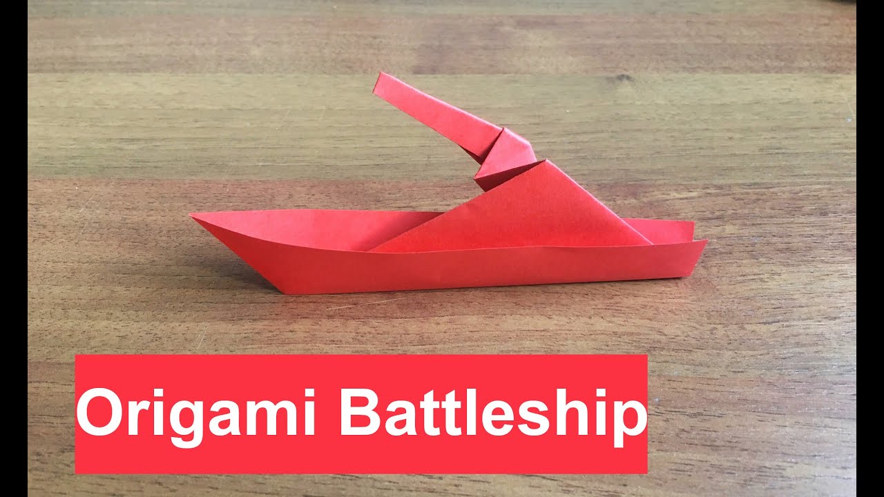 How To Make A Paper Battleship Origami Warship YouTube how-to-make-a-paper-battleship-origami-warship-youtube