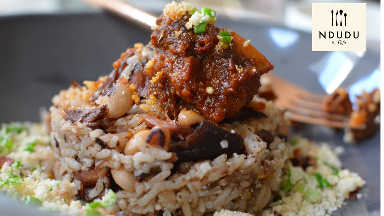 WAAKYE ANGWA MO RECIPE ️ *GHANA* NDUDU BY FAFA - YouTube