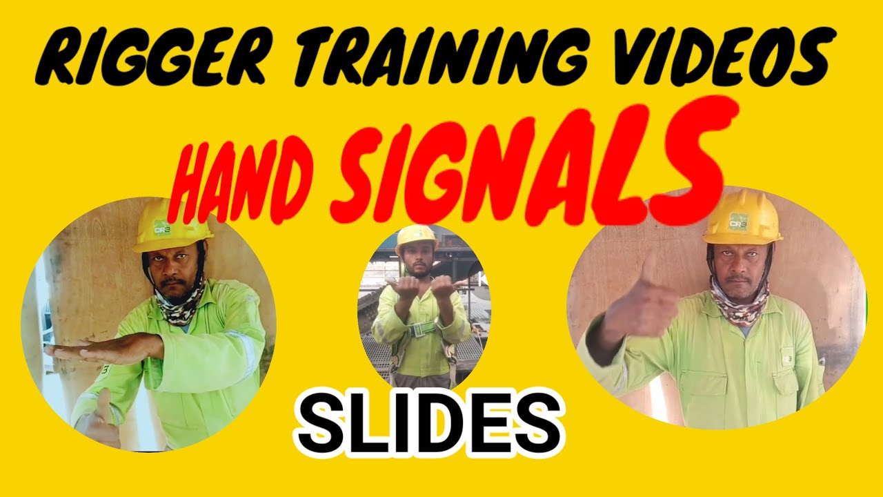 Hand Signals. Rigger Hand Signals. Crane Operator Hand Signals - YouTube