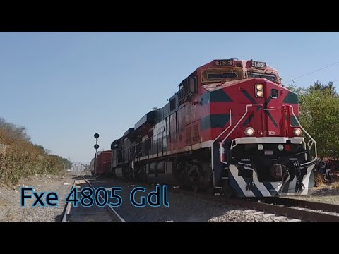 Fxe 4635-Fsrr 4409 Químico Guadalajara-Veracruz Con La Tripulación Saludando - YouTube