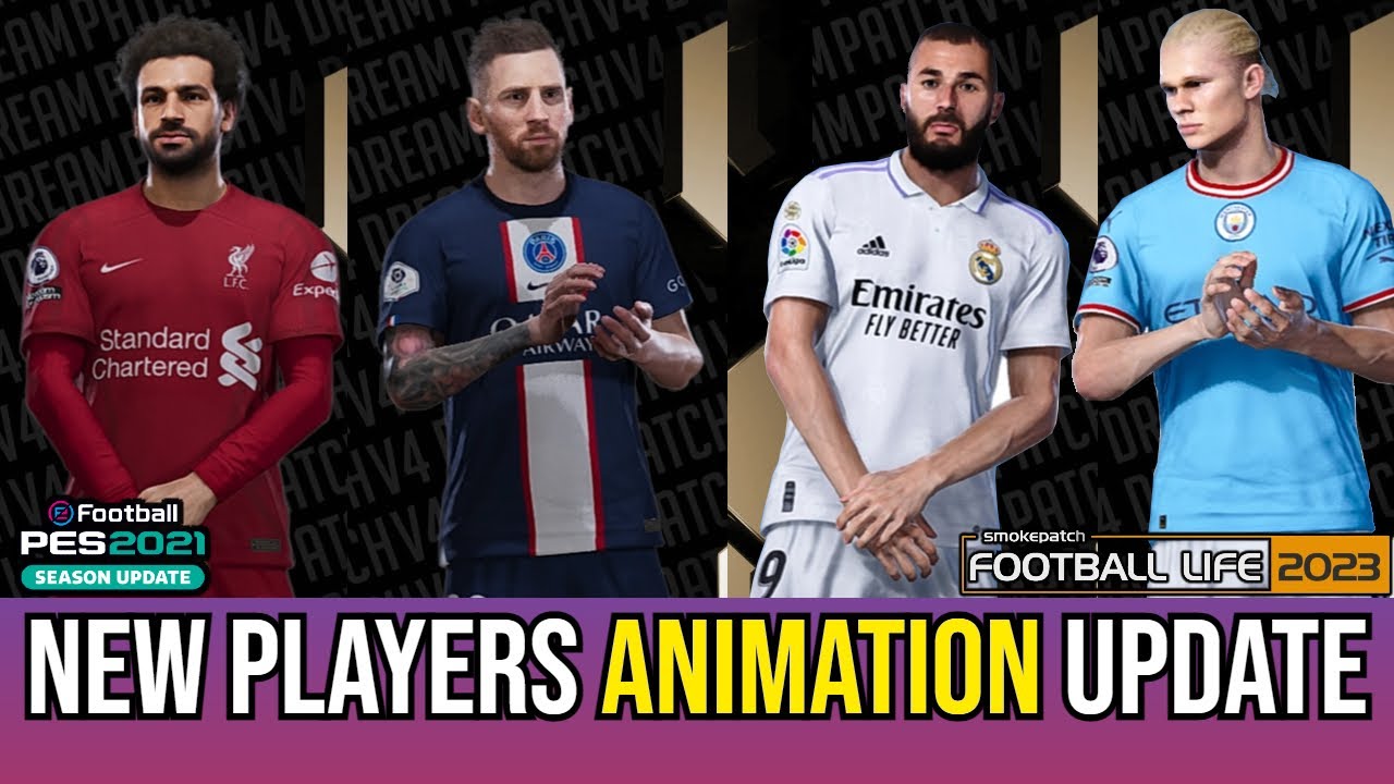 NEW ANIMATION PLAYERS || PES 2021 AND FOOTBALL LIFE 2023 - YouTube