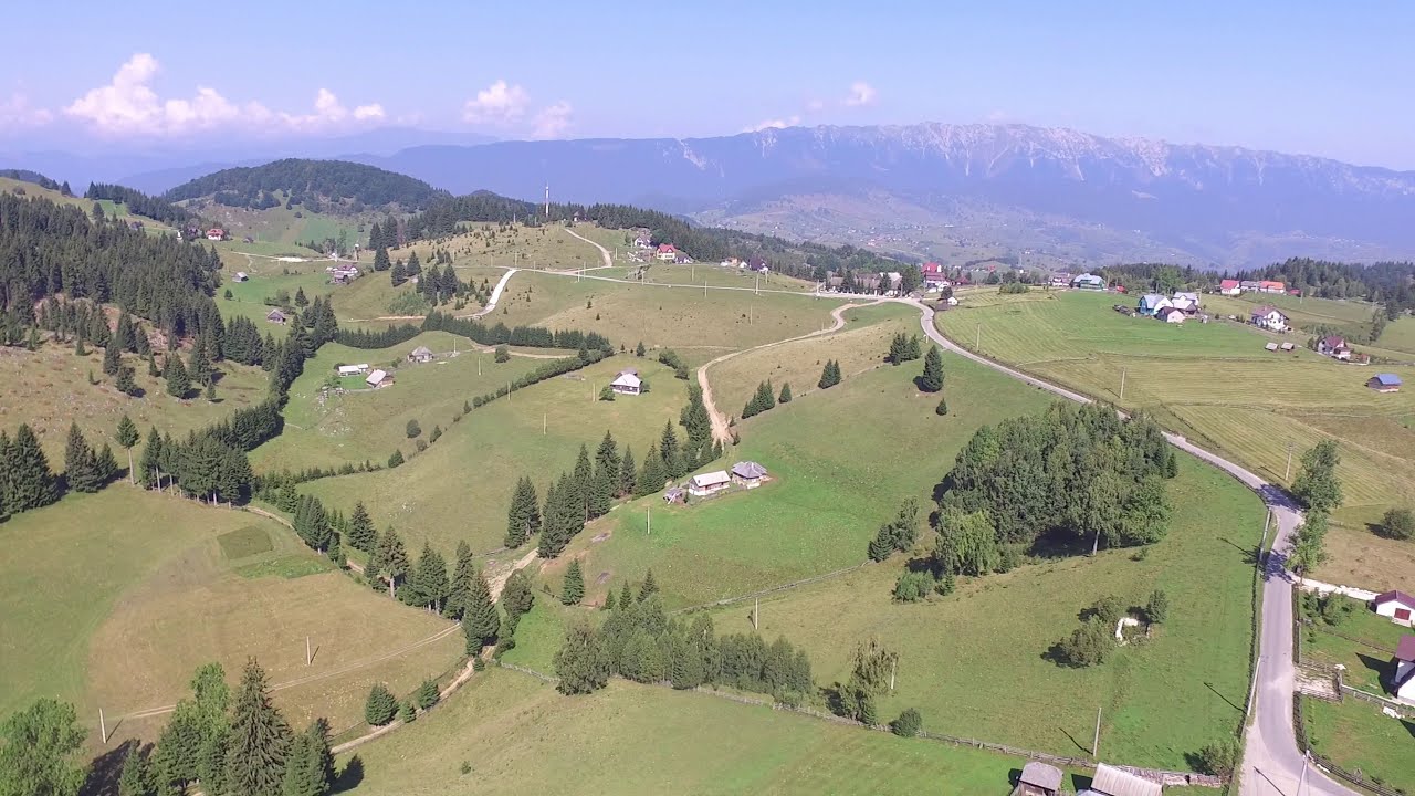Fundatica / Fundata (Brasov, Transilvania, Romania)(drone video) - YouTube