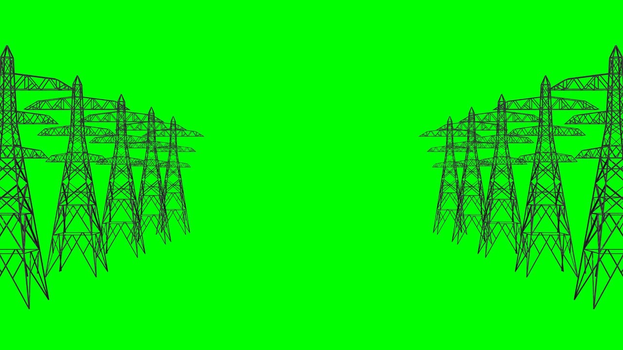 Electic Poles - Green Screen Animation - YouTube