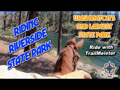 Horse Riding at Washington's Riverside State Park - YouTube