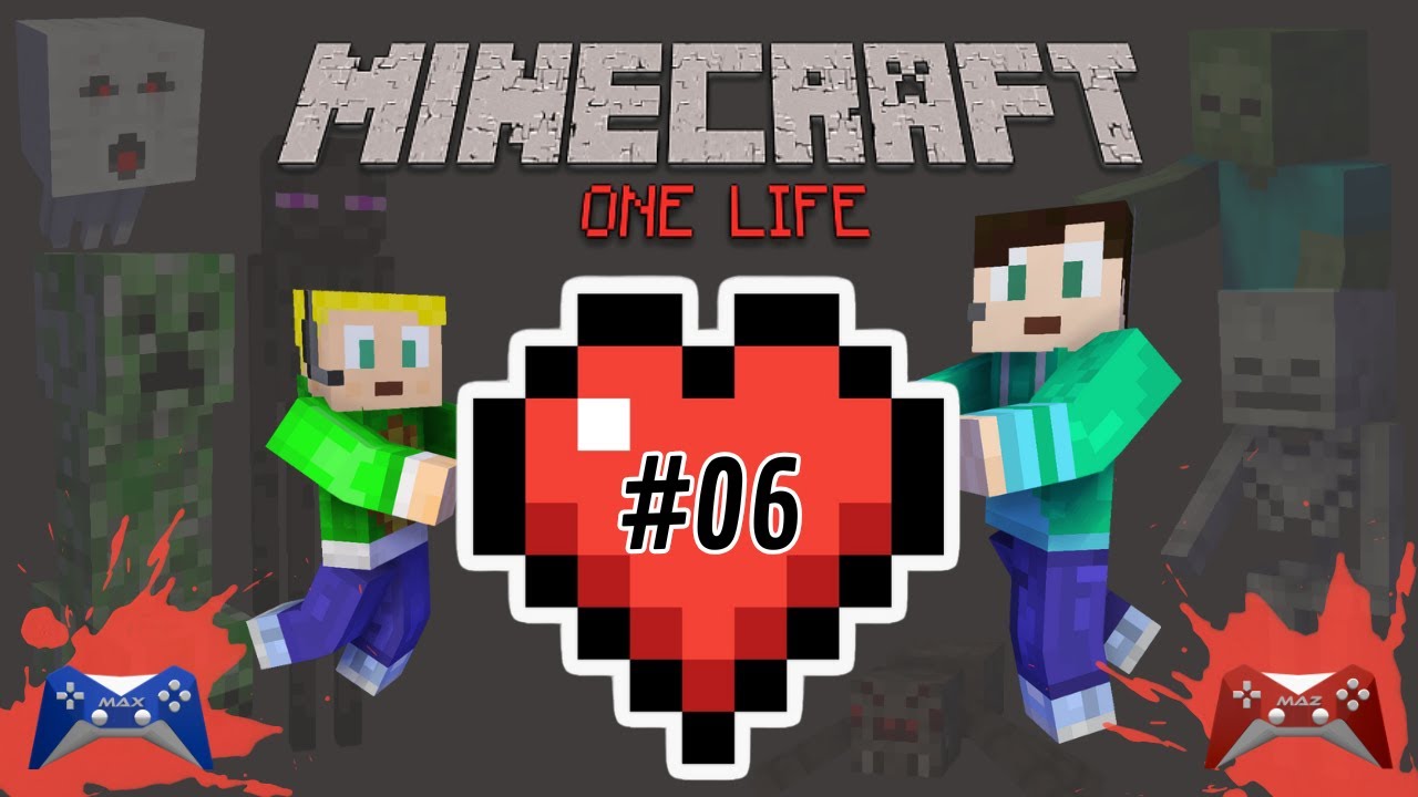 Minecraft ONE LIFE - Folge 06 - Haus bauen & fleißig Bäume fällen - YouTube