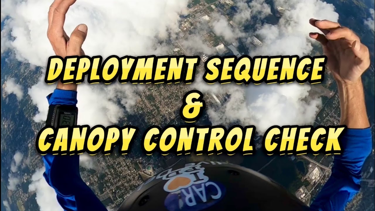 Deployment and Canopy Control Check (First Jump Course Video) #AFF ...