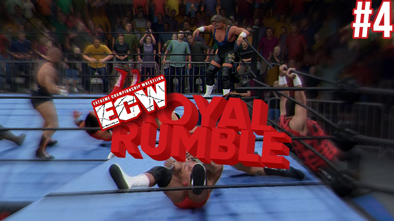 This 10-Man #1 Contender ROYAL RUMBLE was INSANE! | ECW Universe Mode ...