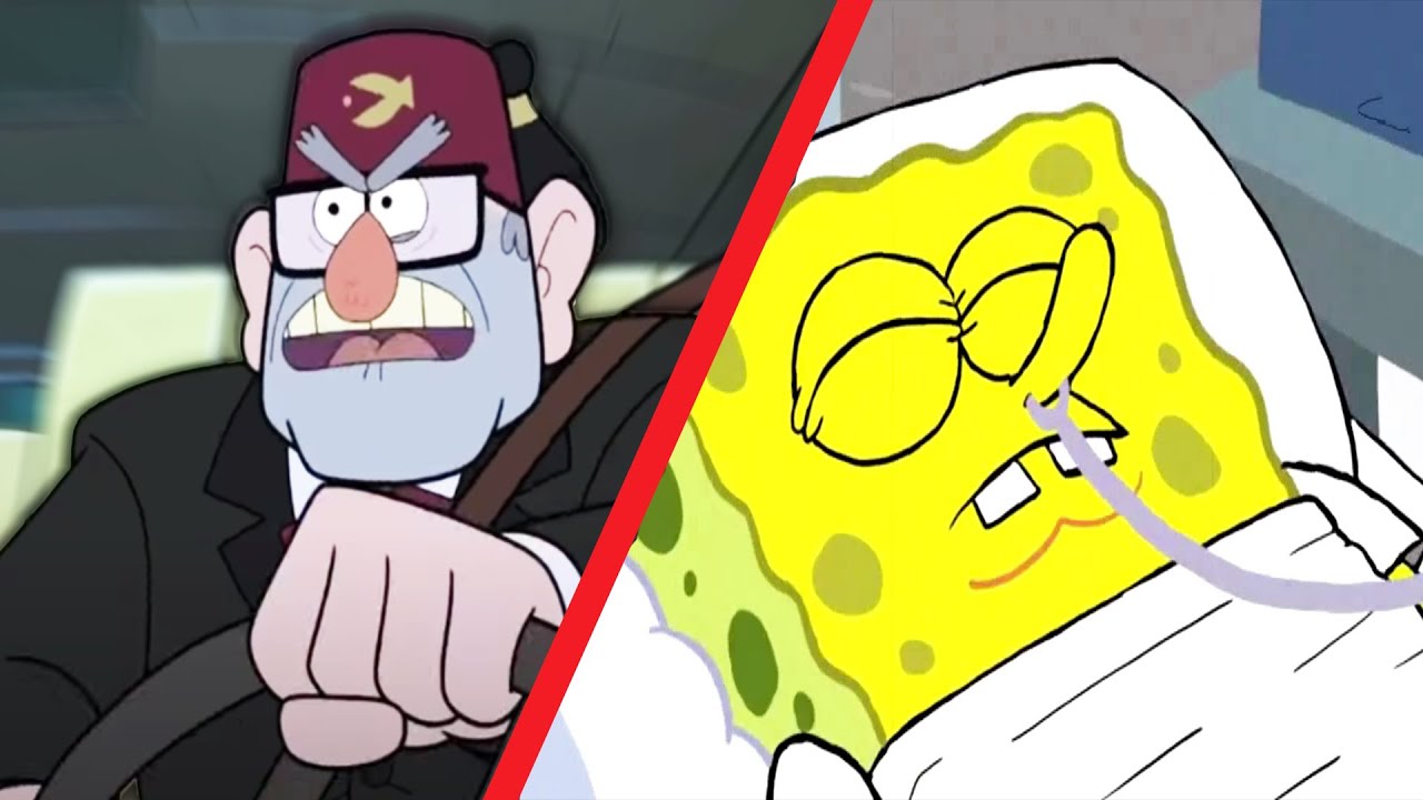 grunkle stan kills spongebob - YouTube