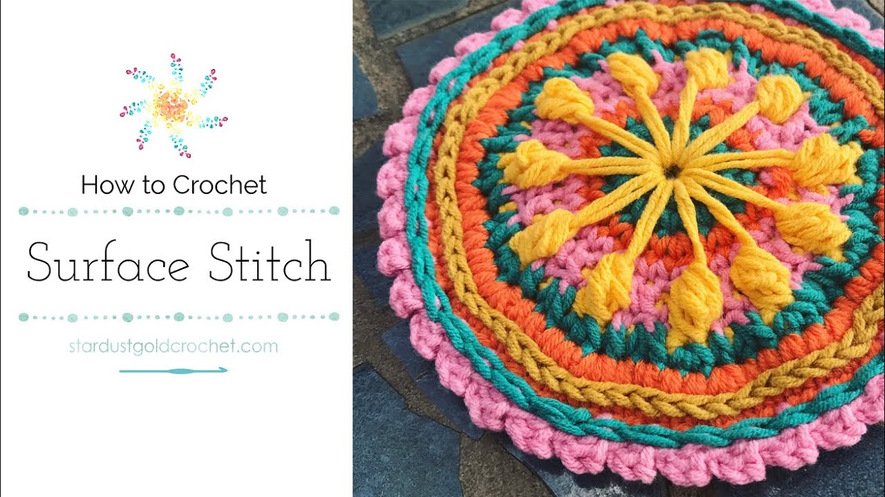 Surface Stitch | Crochet Tutorial | Stitch Explorers - YouTube