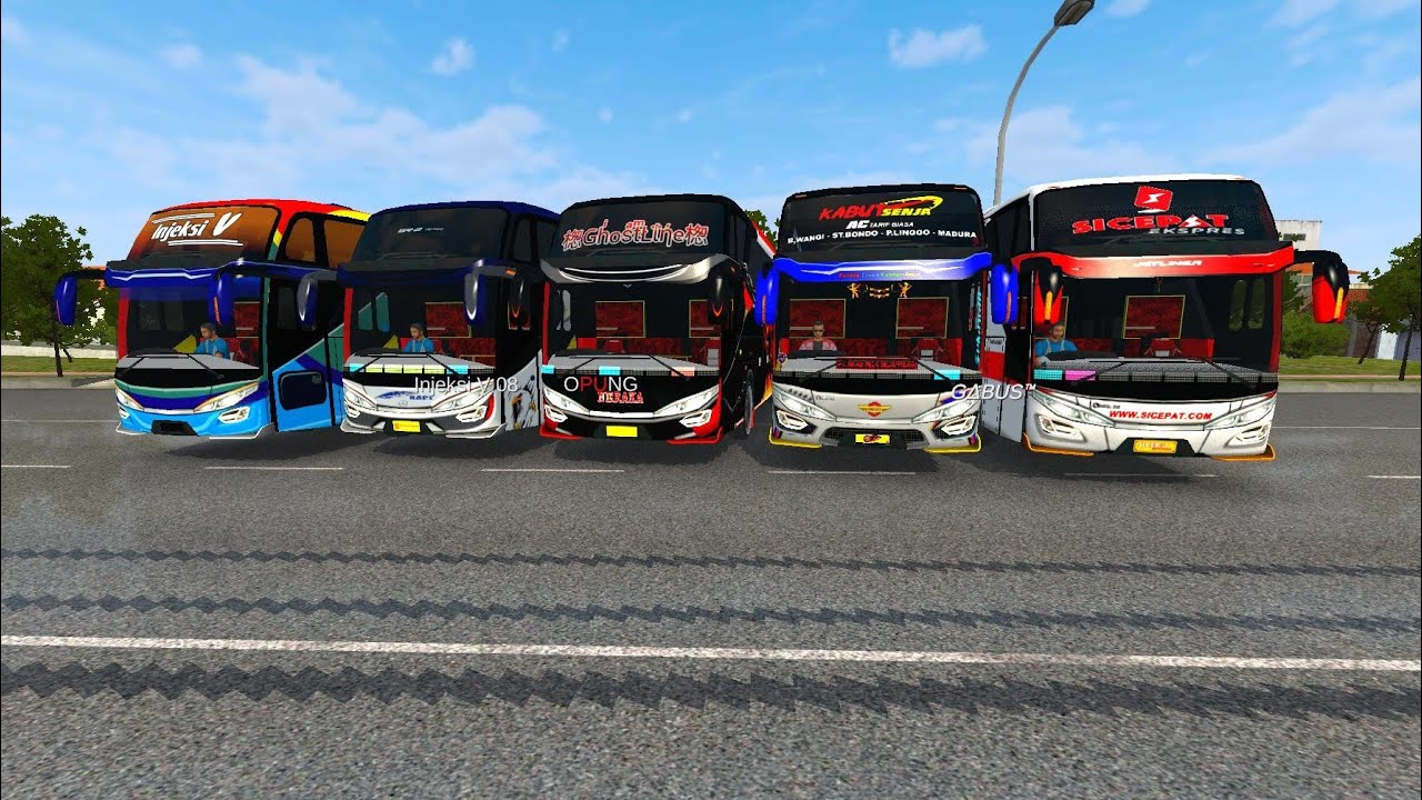 LIVE TES Bus simulator indonesia - YouTube