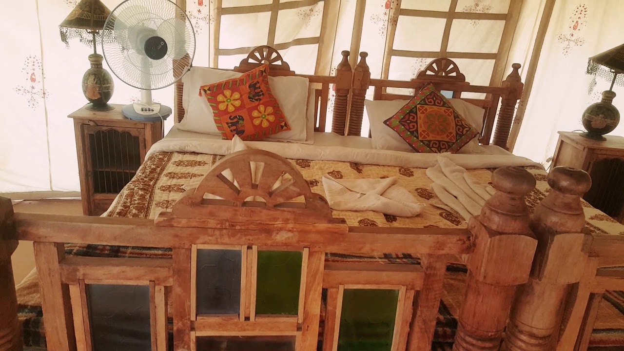 Sam Desert Camp Jaisalmer Tent View | Camping and Room video | Tent ...