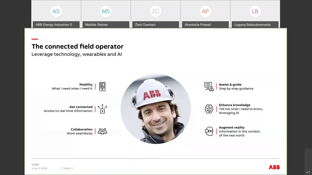 ABB TechTalks: DIGITALIZING THE FIELD OPERATOR – A Step Change in ...