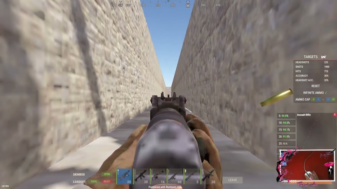 rust ak recoil progression 1 - YouTube