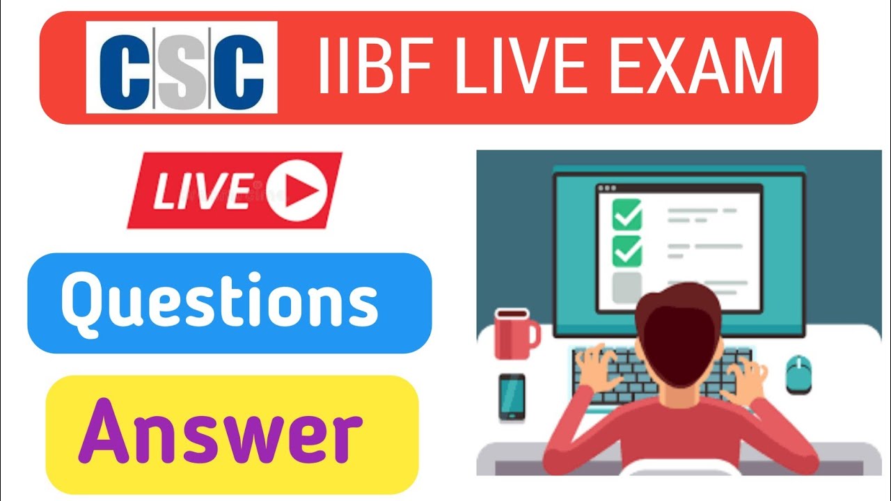 IIBF EXAM | Live Exam | IIBF Questions| IIBF Answer | IIBF kya He - YouTube