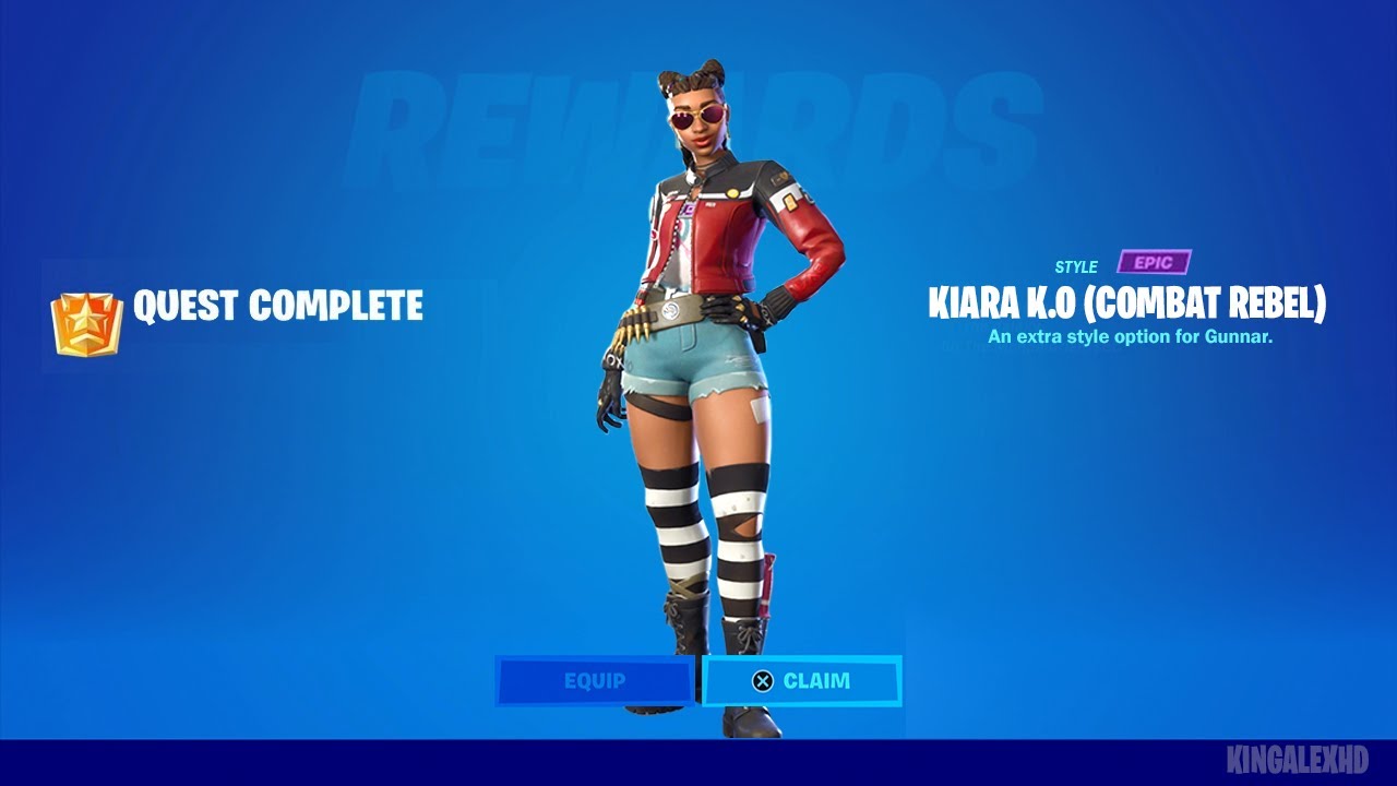 How To Get Kiara K.O Combat Rebel Style FREE In Fortnite! (Unlocked ...