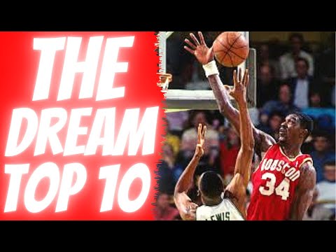 HAKEEM OLAJUWON TOP 10 BLOCKS OF CAREER!