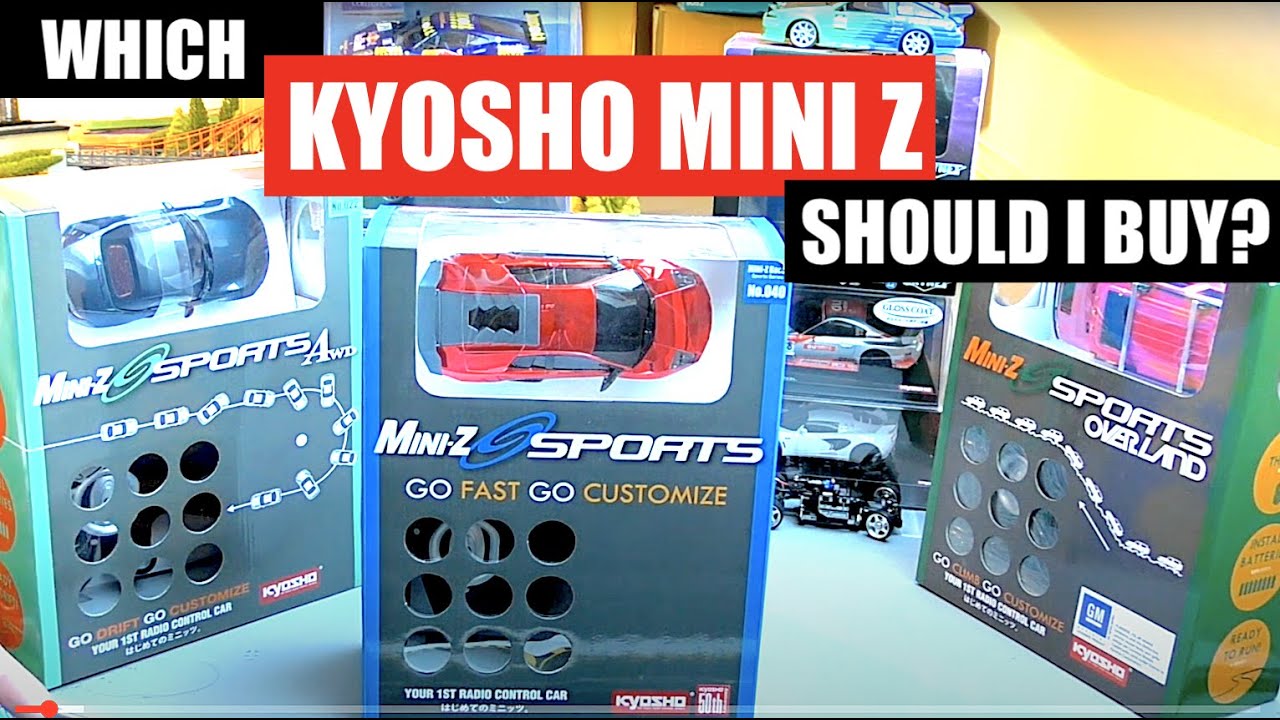 KYOSHO MINI Z COMPARISON BETWEEN THE - MR03 - AWD - & OVERLAND RTR KITS ...