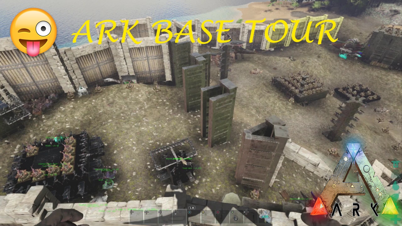 Xbox Ark: Alpha Base Tour. On My Server, How To Join Server At End Of ...