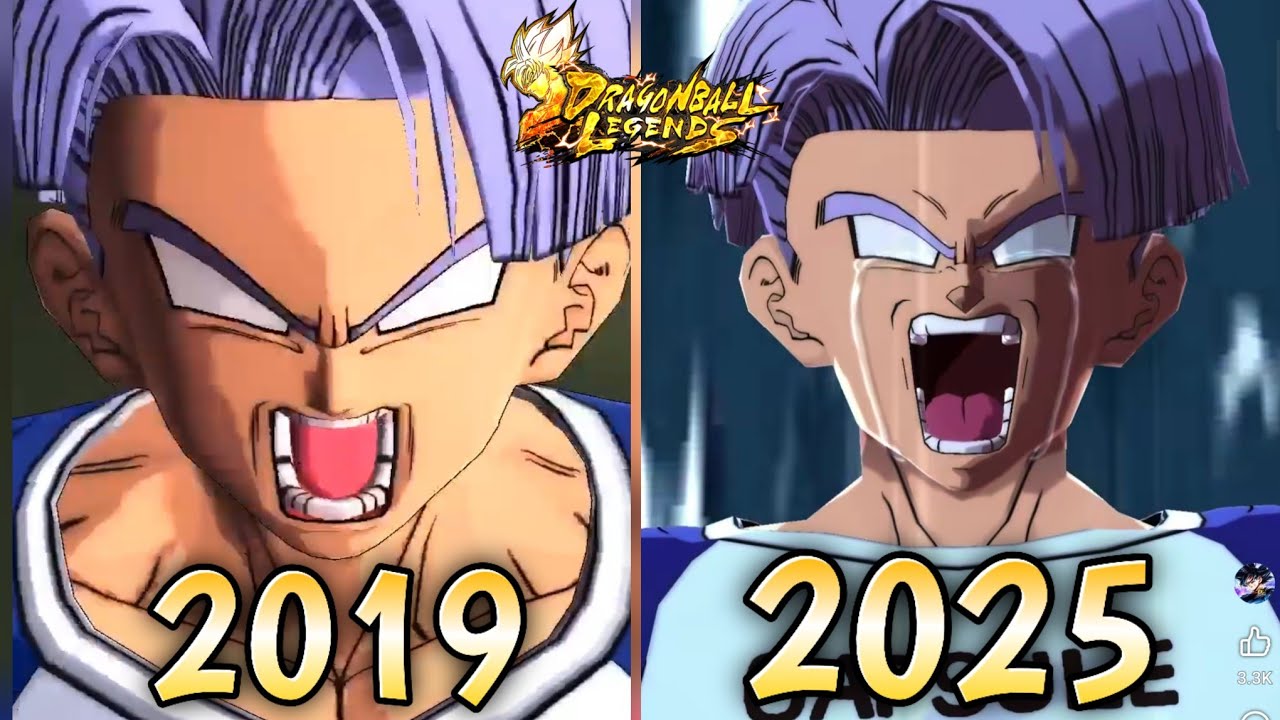 Character's Animation Evolution!!-Then vs Now-Part3-Dragon Ball Legends ...