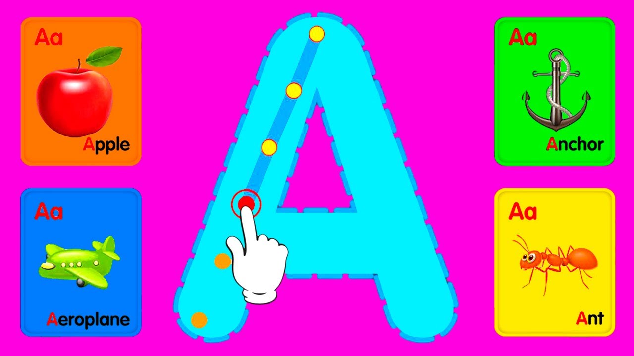 Aprendiendo el Abecedario - ABC Escribir el Abecedario - Videos ...