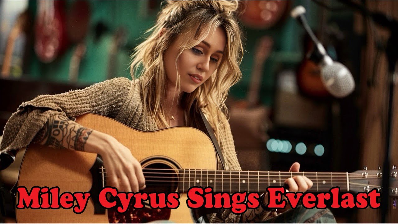 AI Miley Cyrus Sings Put Your Lights On (Everlast Cover) - YouTube