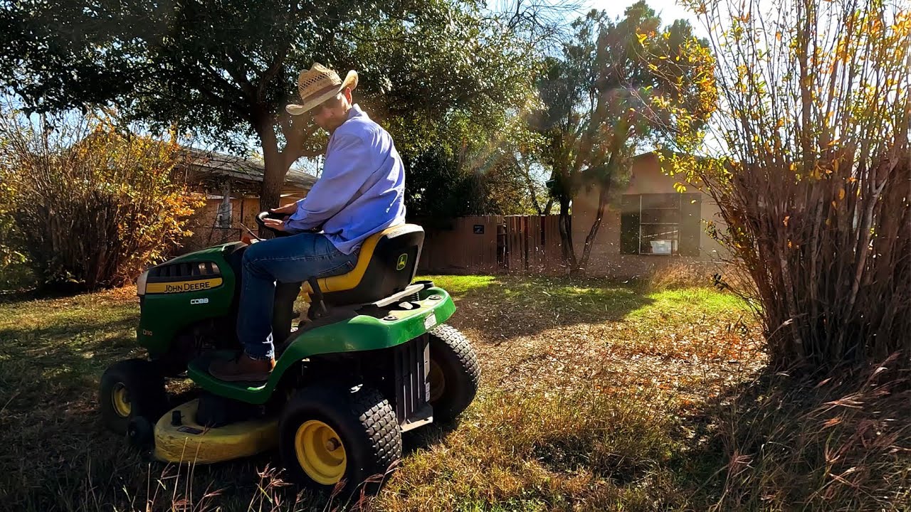 Transforming an Overgrown Yard | Satisfying Lawn Care Timelapse - YouTube