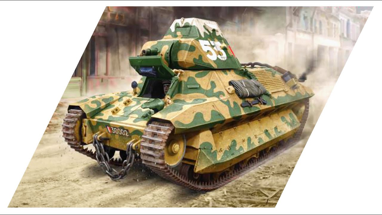 French Fcm 1 Tank