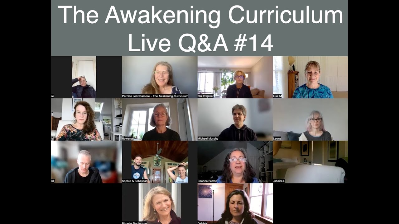 #14 - Live Q&A - The Awakening Curriculum - 29th March 2024 - YouTube