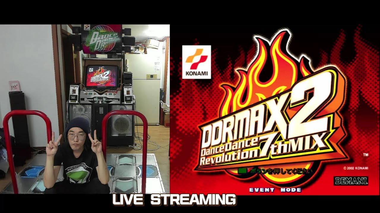 HN!! DDR MAX2 (Dance Dance Revolution 7th MIX) LIVE STREAMING - YouTube