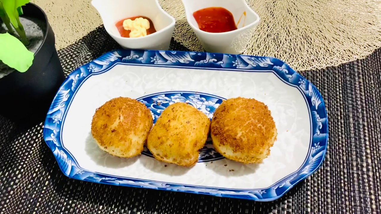 Easy recipe to make bread ball with chicken - YouTube