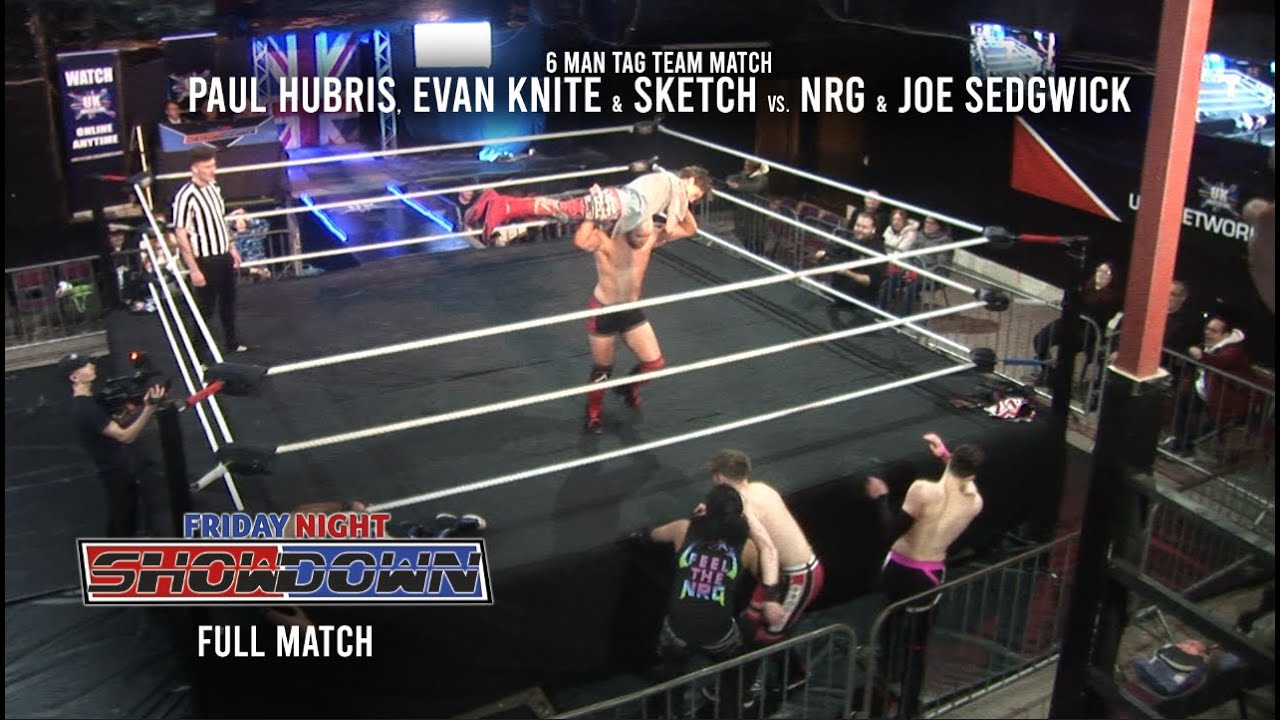 FULL MATCH - Paul Hubris, Evan Knite & Sketch vs NRG & Joe Sedgwick ...