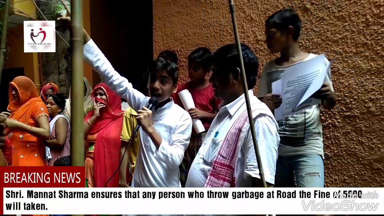 Shri. Mannat Sharma Some words on Swachta at Swachta Rally, Shahpur Jat ...