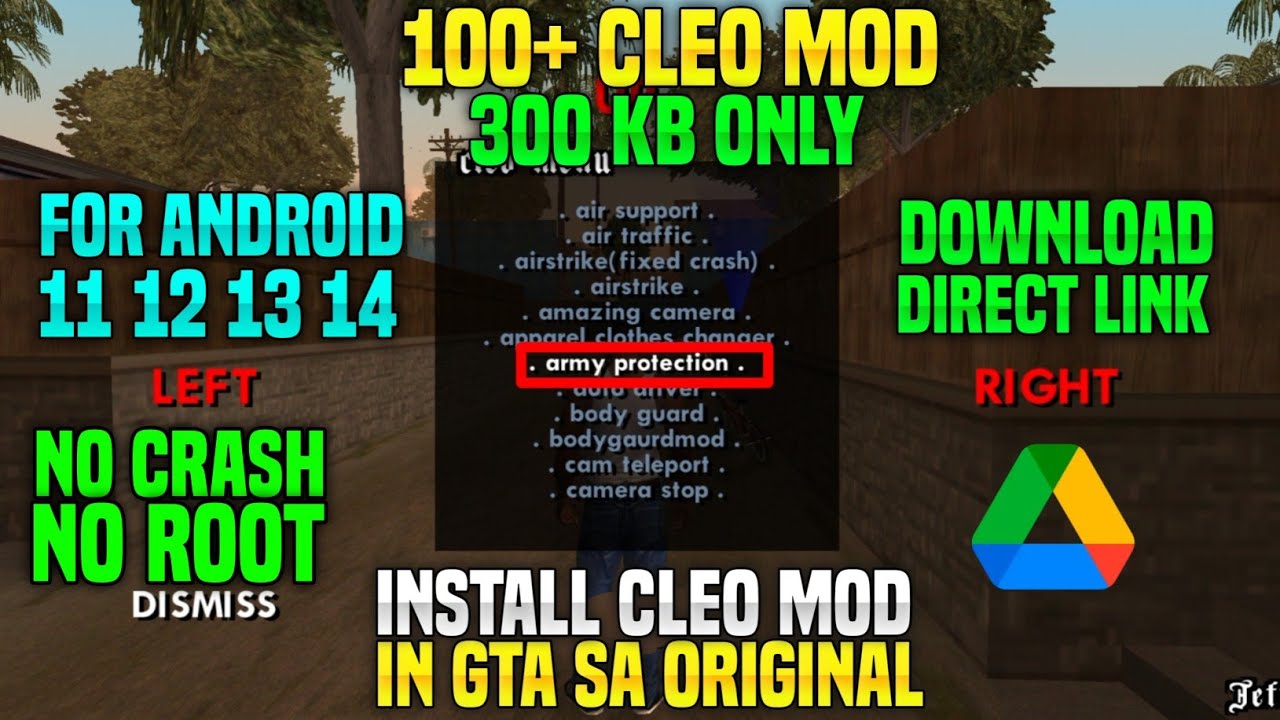 How to install cleo mods in gta san andreas original android | cleo mod ...