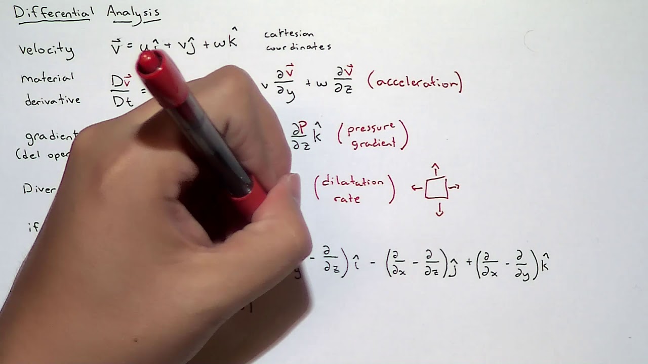 Fluid Mechanics lecture: Differential Fluid Flow part 2 - YouTube