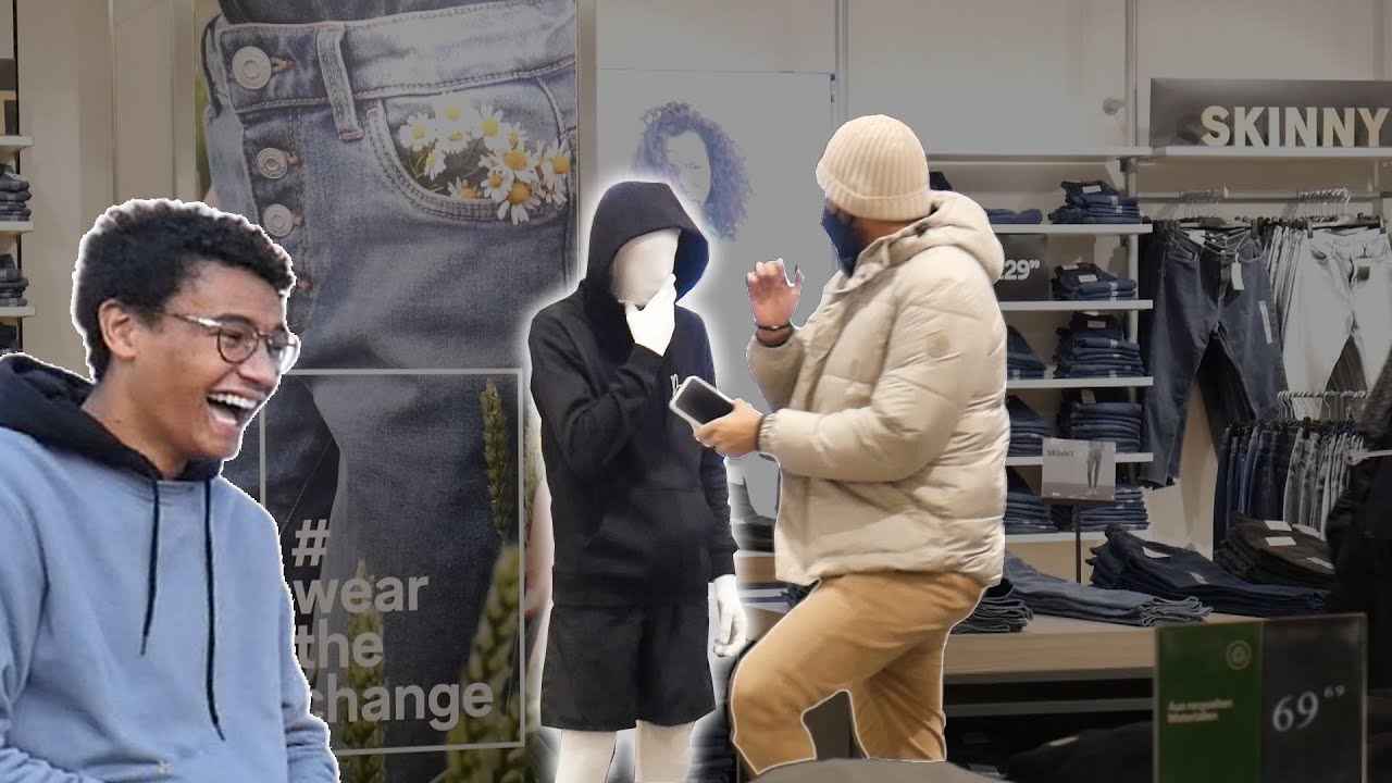 Fake Mannequin Prank! - YouTube