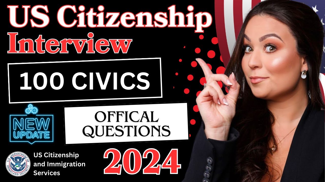 New! 100 Civics Test Questions & Answers for US Citizenship Interview ...