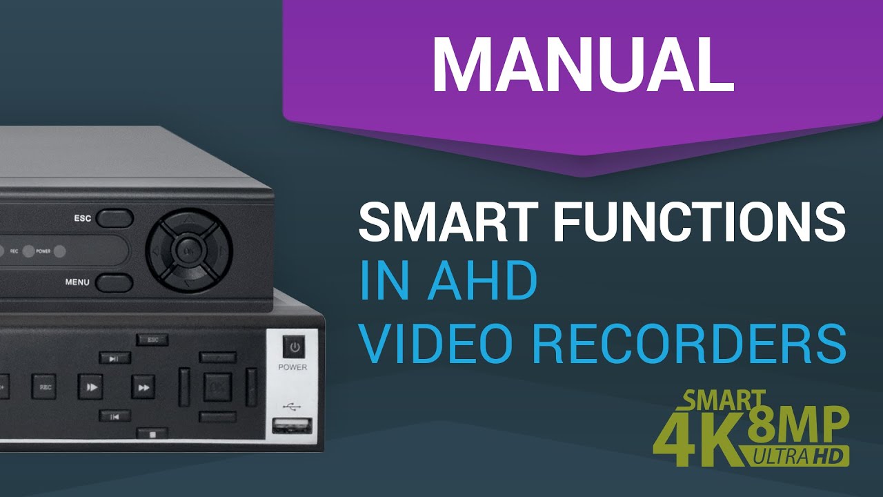 Smart Video Analytics in AHD VIDEO RECORDERS PARTIZAN | Setup ...