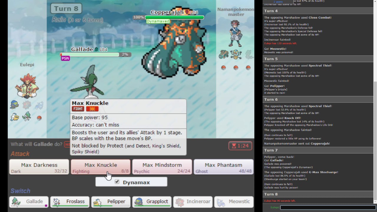 Pokemon Showdown - Gen 8 Random Battle - S1E2 - YouTube