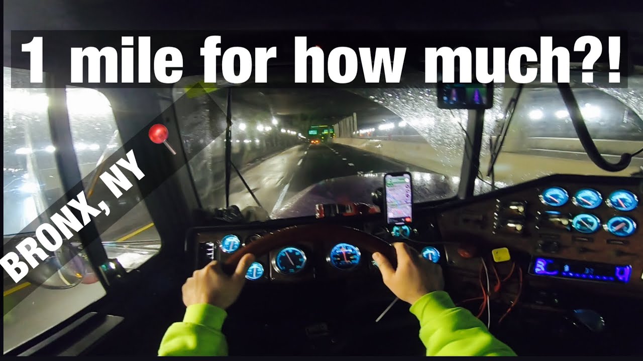 Crossing the most expensive bridge in USA? Trucking to Bronx NY - YouTube