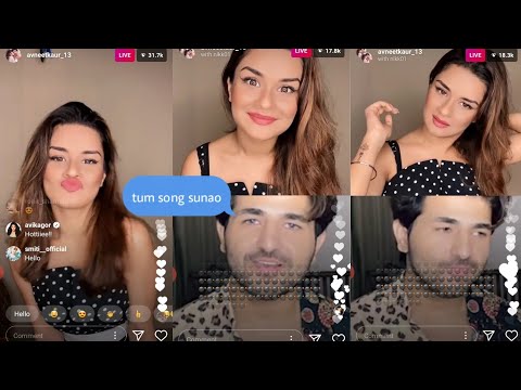 Avneet singing with Nikk - Badami Rang live dance - Avneet Kaur - Nikk - Badami Rang