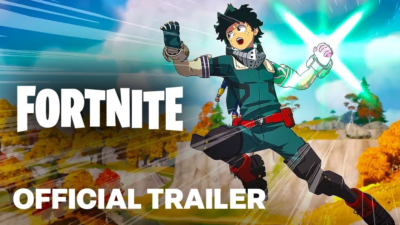Fortnite Huge Update! Fortnite x My Hero Academia Official Trailer ...