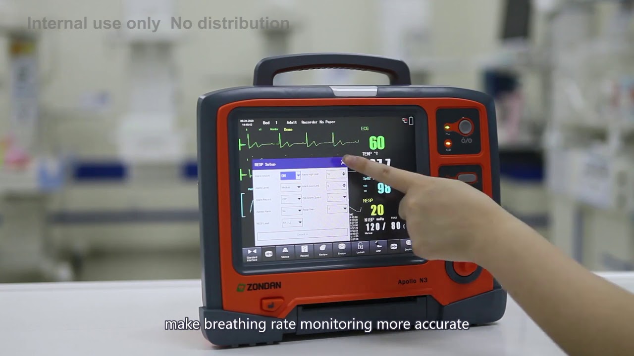 Apollo N3 Patient Transporting Monitor Operating Guidance - YouTube