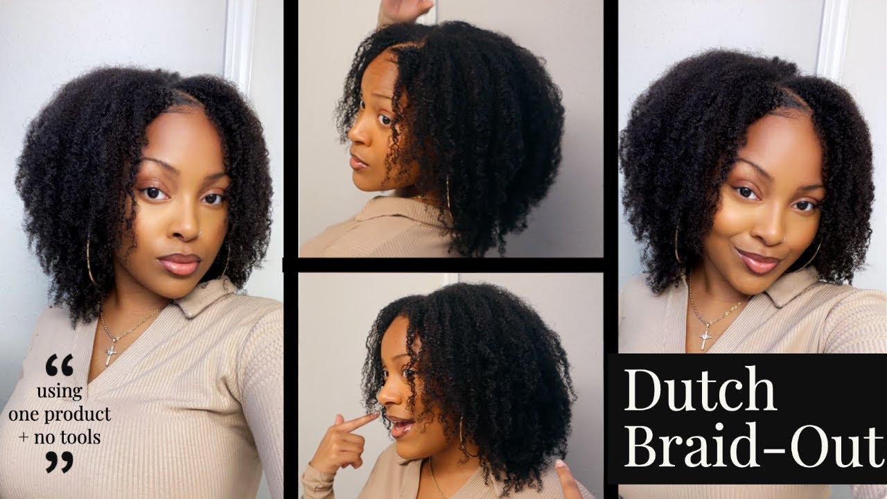 Two Cornrow/Dutch Braid-out | Juicy & elongated curls | Camille Rose ...