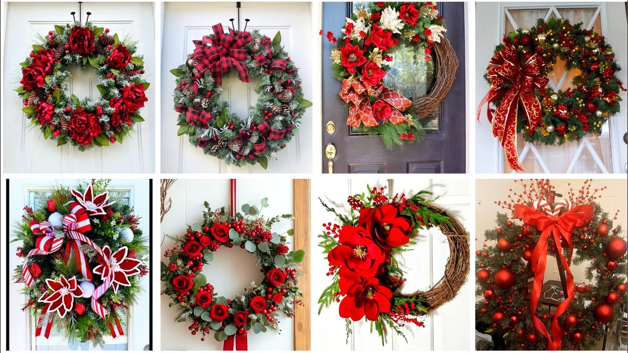 New Christmas Wreath Design Ideas || Stylish Wreath Design Ideas #DIY ...