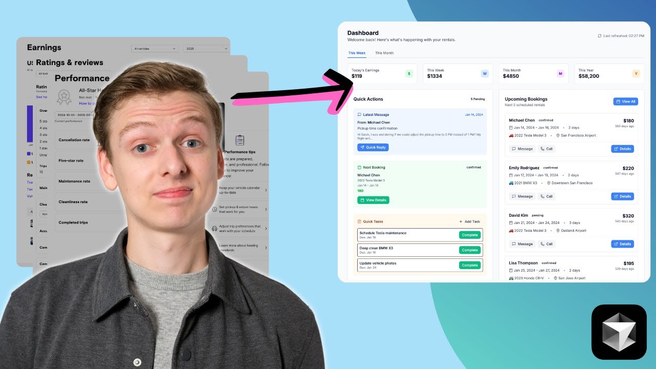 Building a Turo Host Dashboard with AI: Real-Time App Prototyping in ...