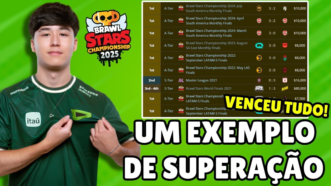 A HISTÓRIA do EDINHO 🏆 no COMPETITIVO de BRAWL STARS! - YouTube