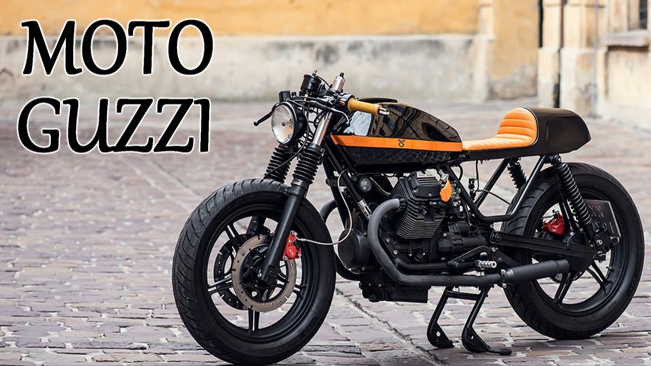 MOTO GUZZI V65 cafe racer - YouTube