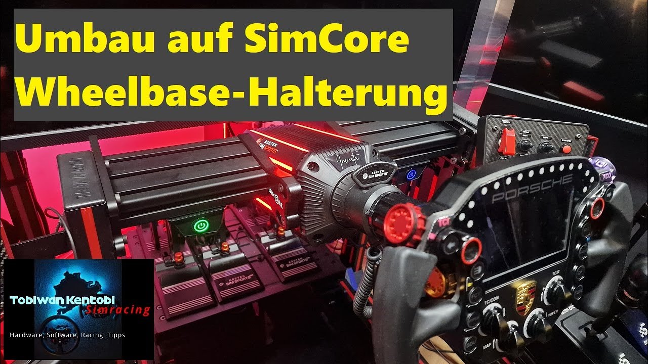 SimCore Wheelbase Frontmount (WICHTIG: Wg. Überlänge gern Kapitel ...