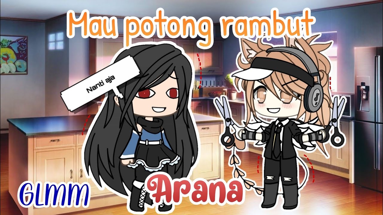Potong Rambut Arana~Gacha life indonesia🇮🇩~ Reed deks - YouTube