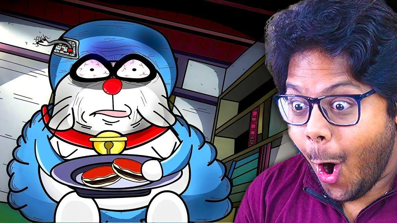 DORAEMON HORROR GAME is TERRIFYING 😱 DORAEMON HOTEL (FULL GAMEPLAY ...